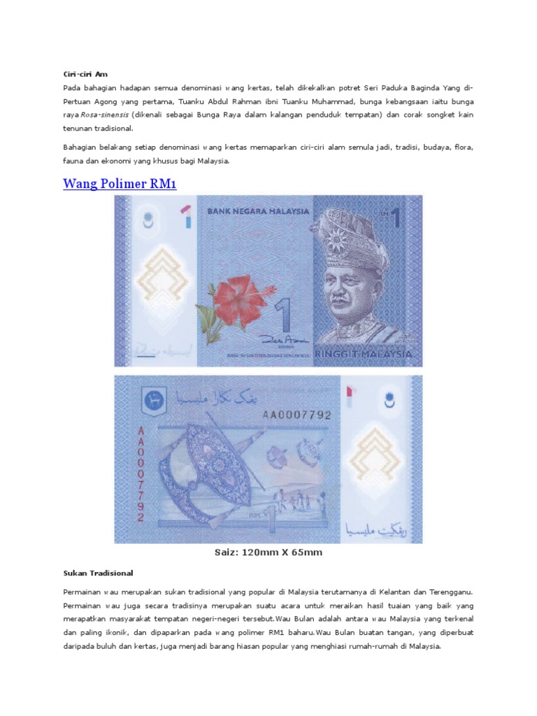 Wang Kertas Malaysia Siri Baharu | PDF