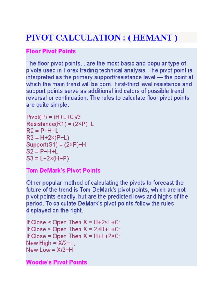 Pivot Calculation: (Hemant) | PDF | Microeconomics | Business