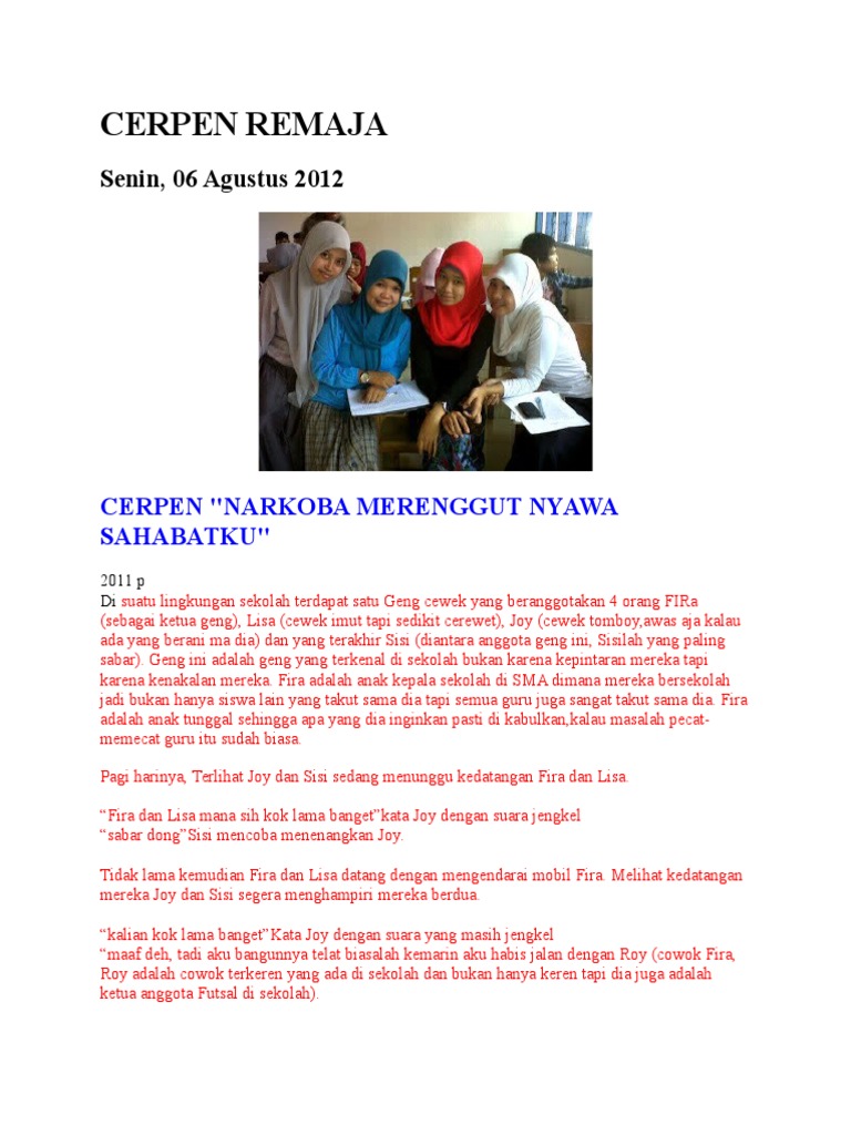 Cerpen Remaja | PDF