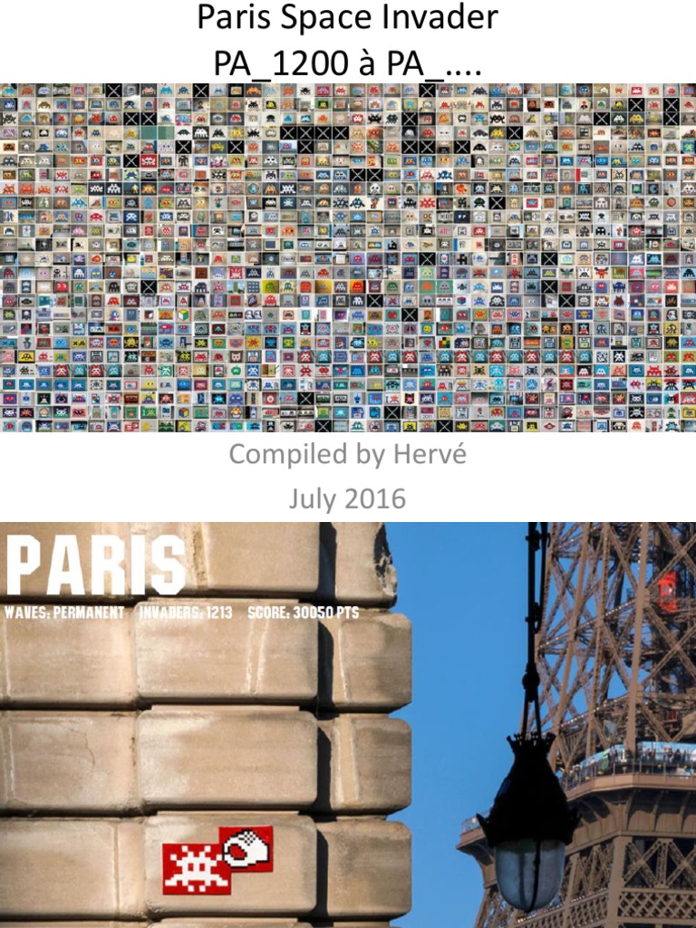 Paris Space Invaders Map Guide | PDF | Business