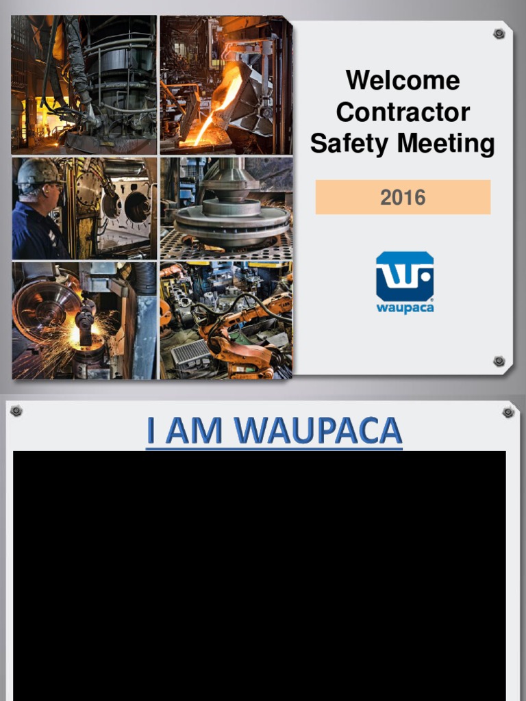 2016 ContractorSafetyMeeting | PDF | Personal Protective Equipment ...