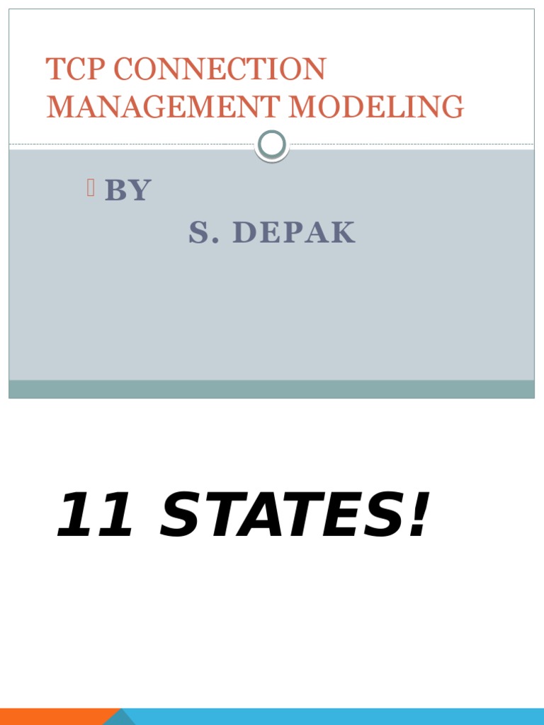 TCP Connection Management Modeling | PDF