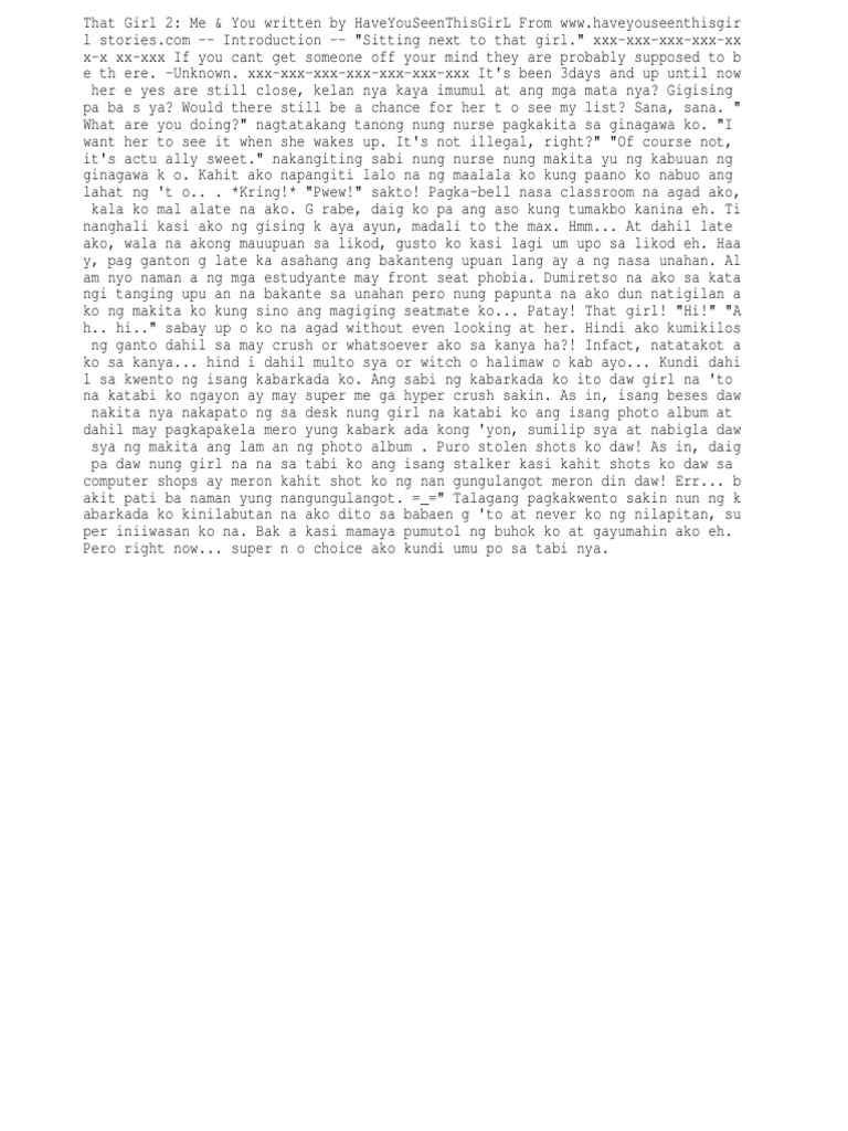 That Girl 2 | PDF