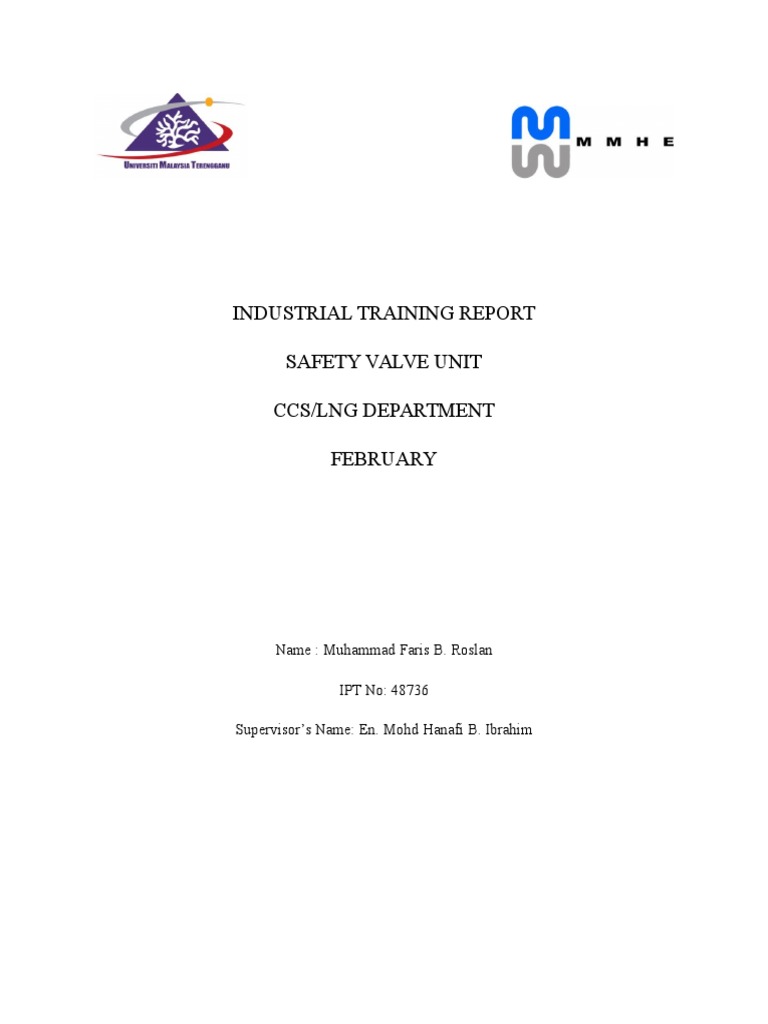 Industrial Training Report | PDF | Valve | Building Engineering