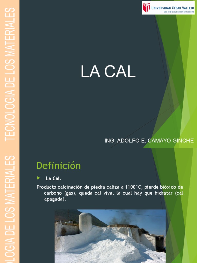 Proceso y Usos de la Cal en Construcción | PDF | Cemento | Sustancias ...