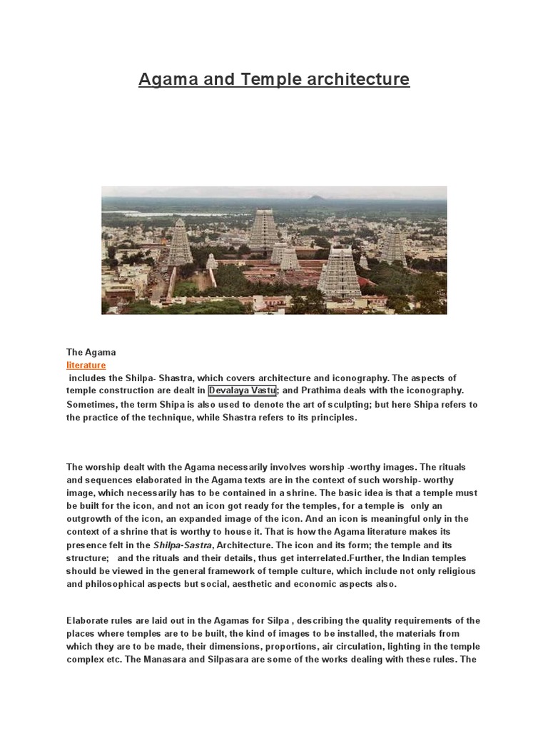 Temple Architectur-Agama and Temple Architecture - Part 1 | PDF ...