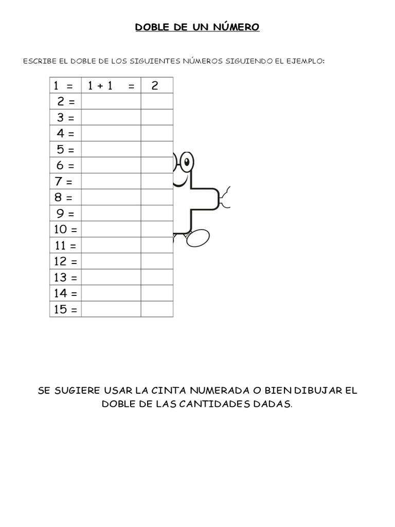Doble de Un Número