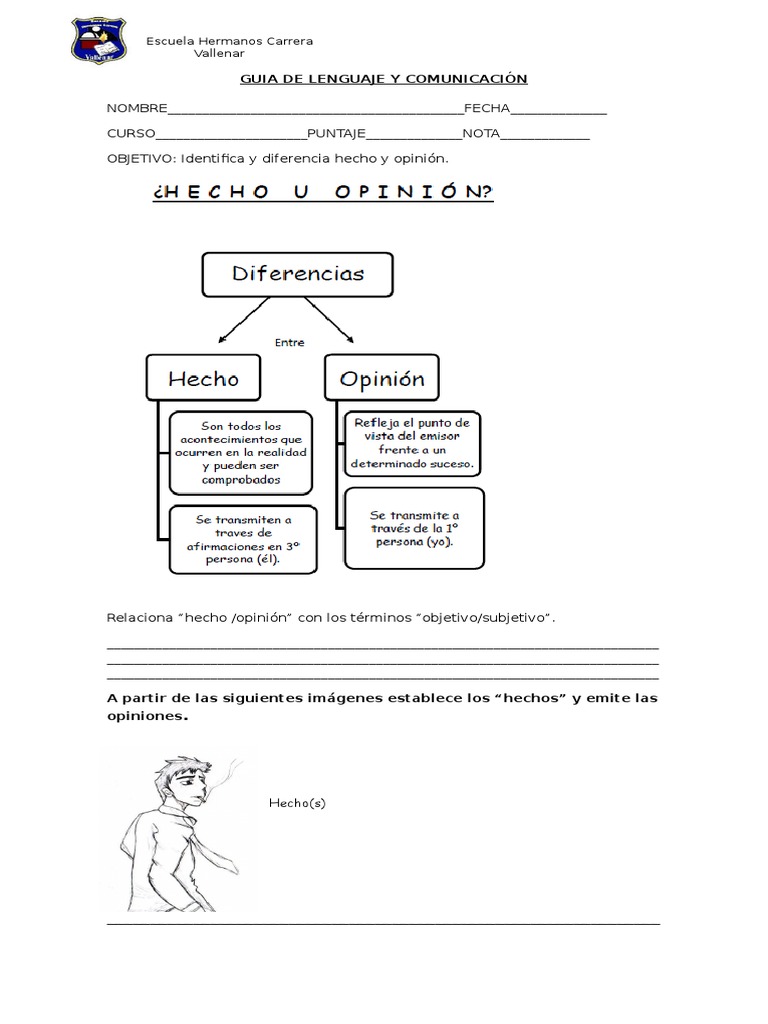 Guia de Hechos y Opinión | PDF
