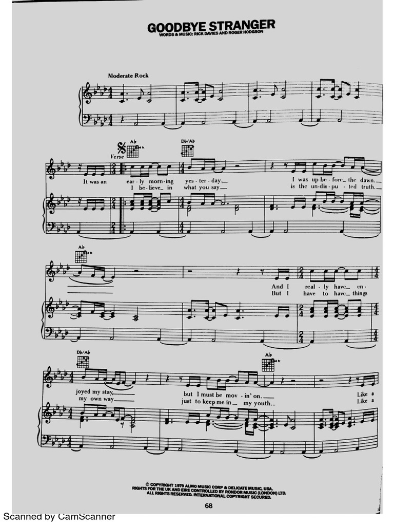 Goodbye Stranger | PDF