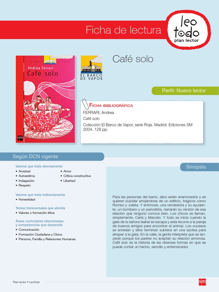 Guia Cafe Solo | PDF | Novelas | Narración