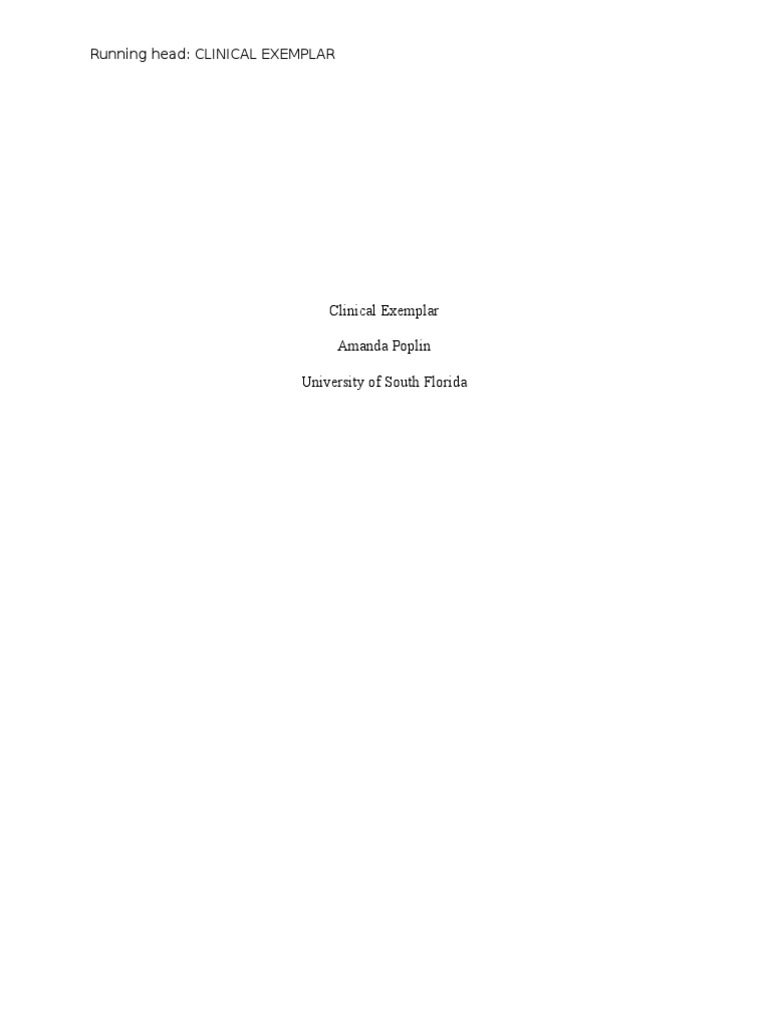 Clinical Exemplar | PDF | Patient | Postpartum Depression