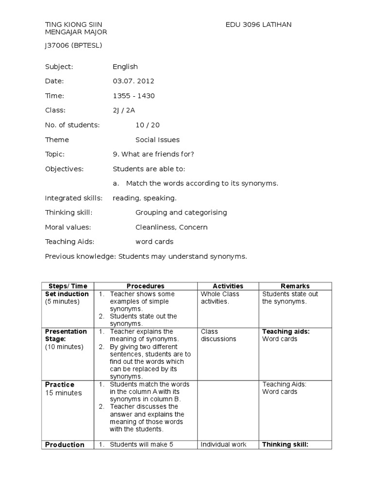 Practice: 15 Minutes | PDF | Lesson Plan | Learning