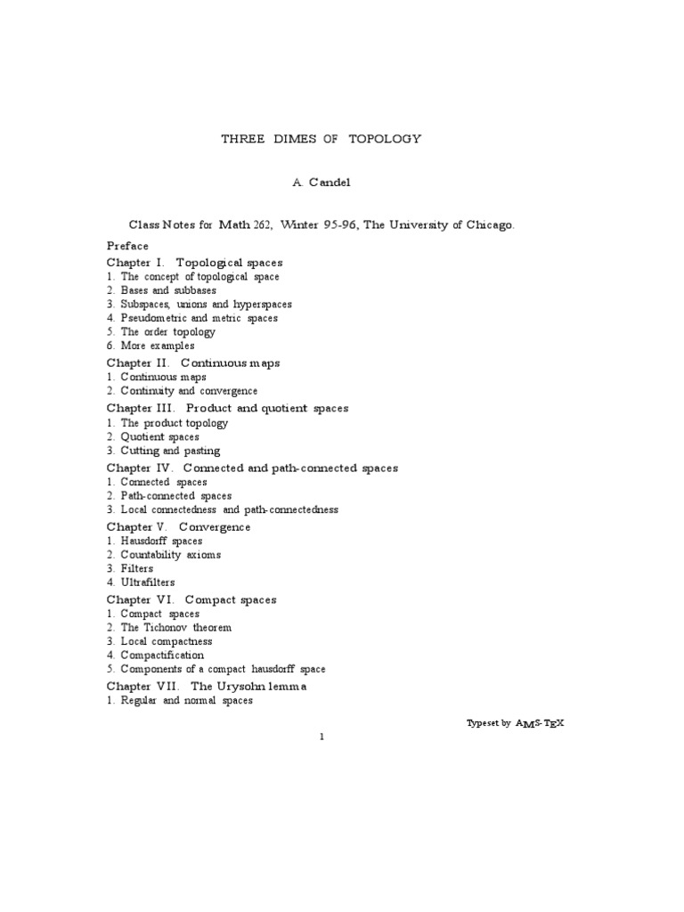 Topologia | PDF | Metric Space | Continuous Function