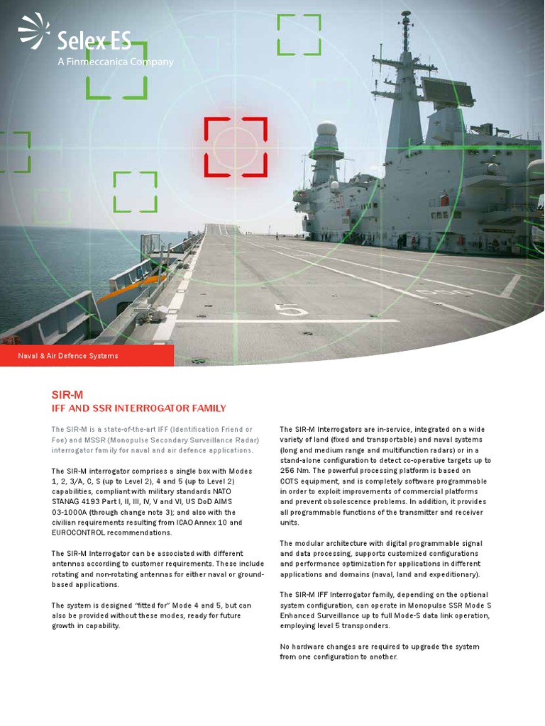 Body SIR M E IFF Interrogator LQ Mm07931 | PDF | Electronics | Wireless