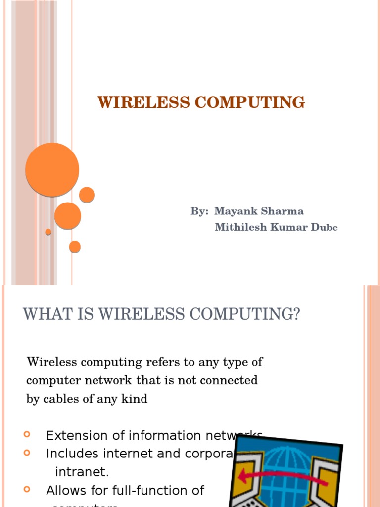 Wireless Computing | PDF
