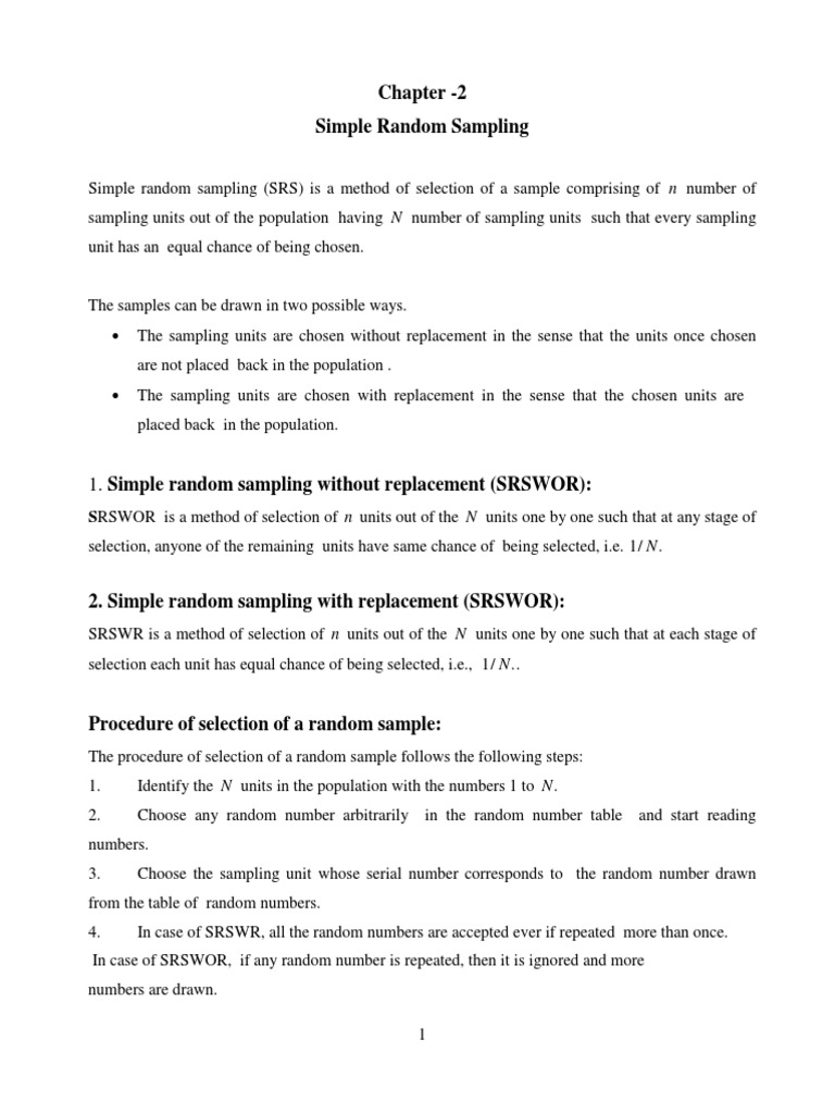 chapter2-sampling-simple-random-sampling.pdf | Coefficient Of Variation ...