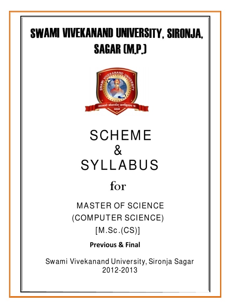 Svu Msccs Syllabus C Constructor Object Oriented Programming 