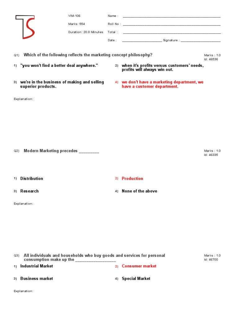 106-Basics of Marketing | PDF | Sales | Marketing