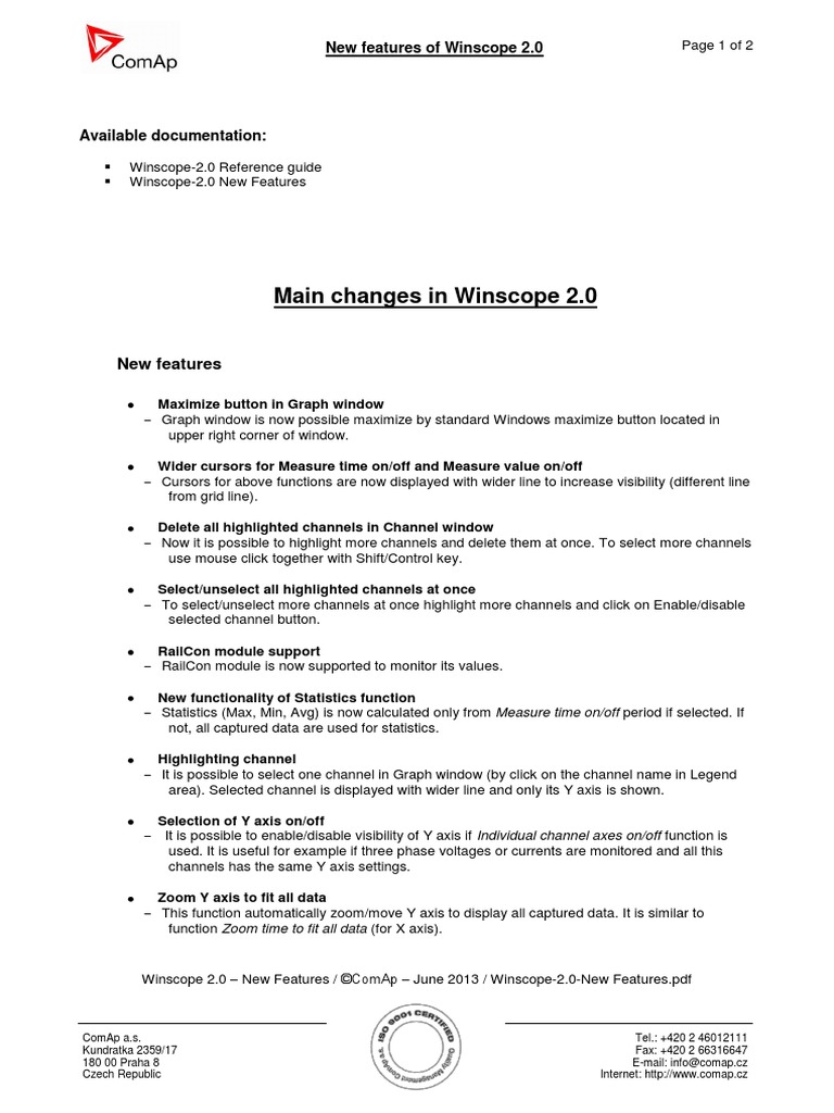 Winscope 2.0 New Features | PDF