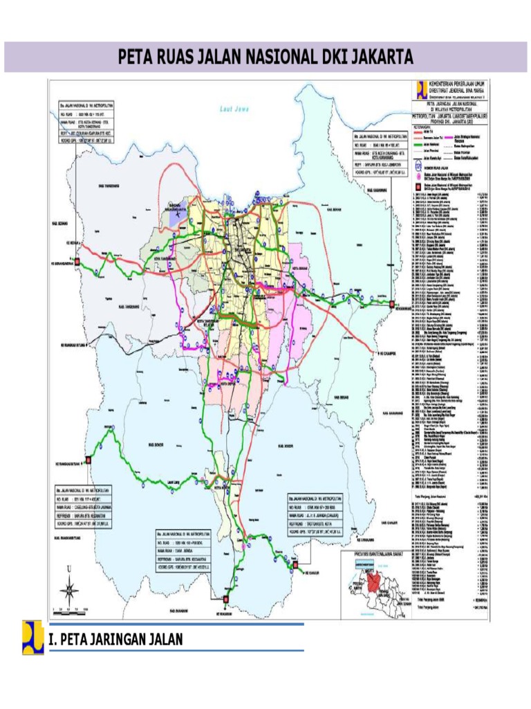 Peta Jalan Jakarta