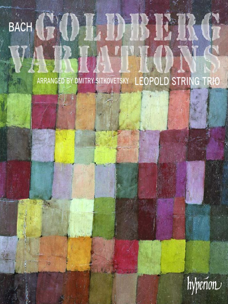 Bach-Sitkovetsky - Goldberg Variations, Booklet | PDF | Goldberg ...