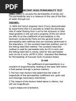 Lab Report-Permeability Test | PDF | Soil Mechanics | Applied And ...
