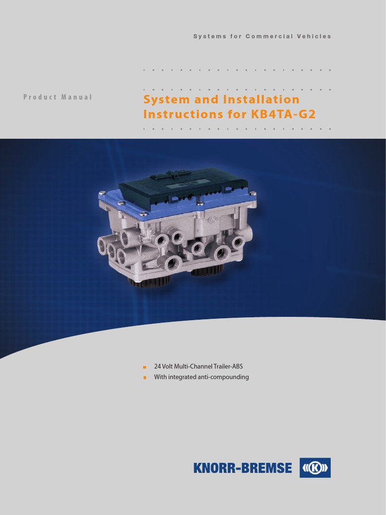 Installajonsveiledning KB4 | PDF | Anti Lock Braking System ...