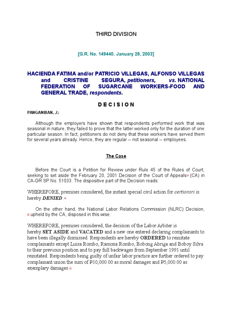 CASES (Labor) | PDF | Employment | Judgment (Law)