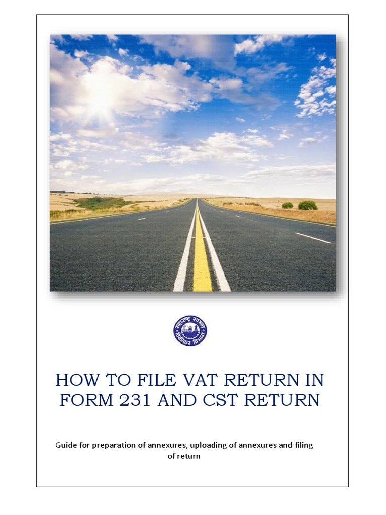 VAT and CST Return Filing Guide | PDF | Financial Transaction | Tax ...
