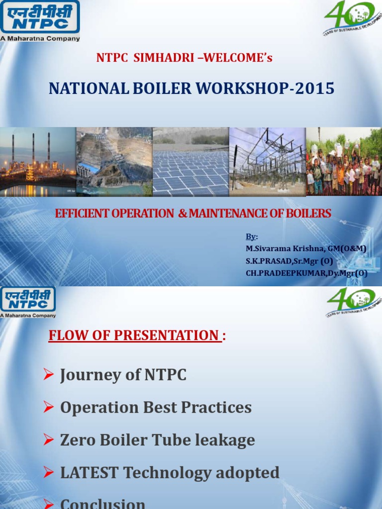 5.NTPC Simhadri Presentation On Best Practices of O&M | PDF | Boiler ...