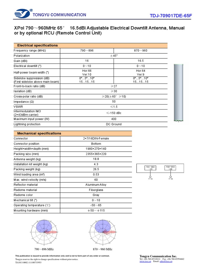 TDJ 709017de 65F | PDF
