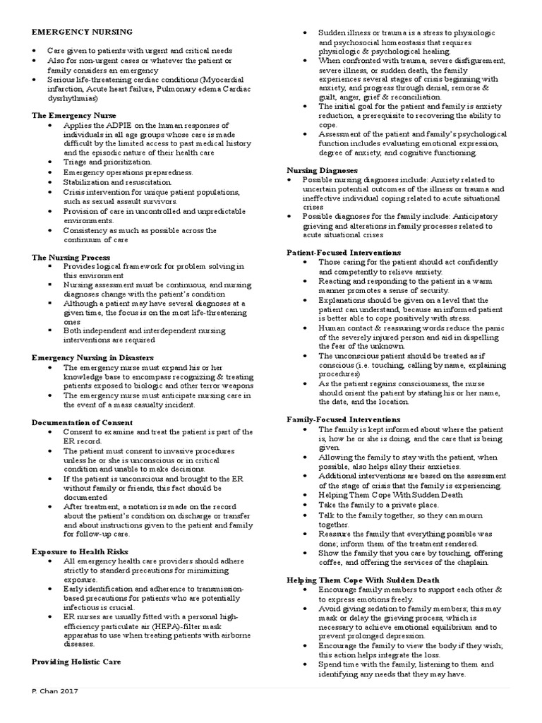 Emergency Nursing Care Guidelines | PDF | Hypothermia | Shock (Circulatory)