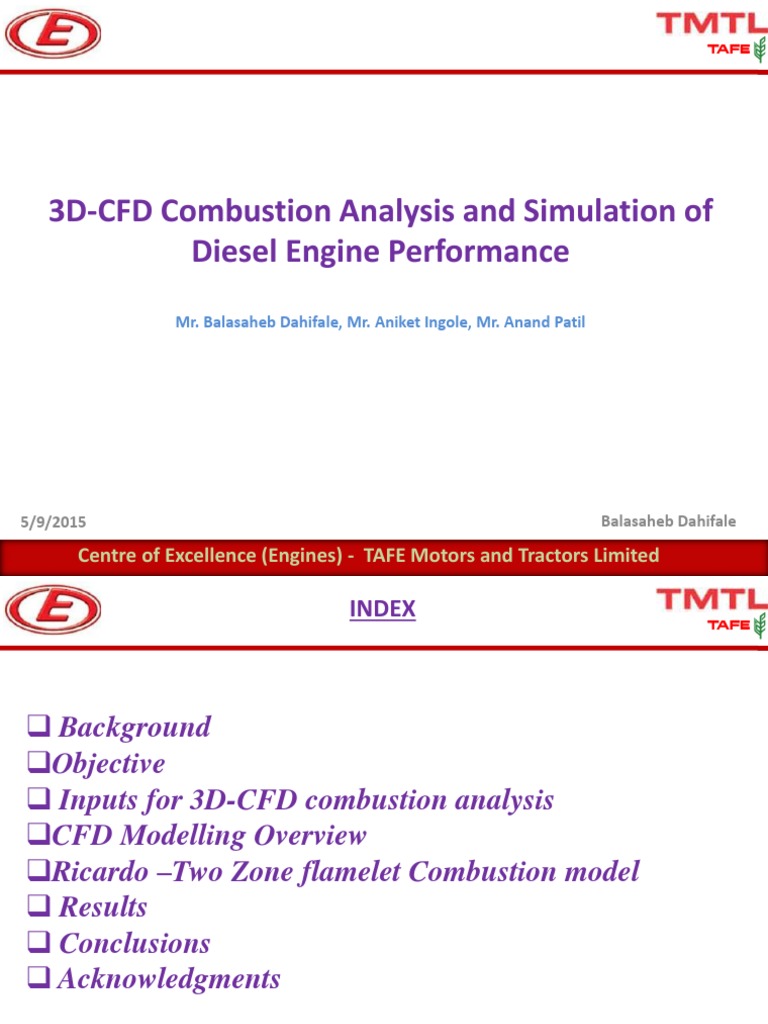 3D Simulation of Diesel Engines | PDF | N Ox | Engines