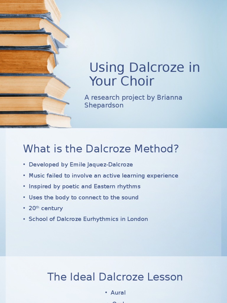 Using Dalcroze in Your Choir | PDF