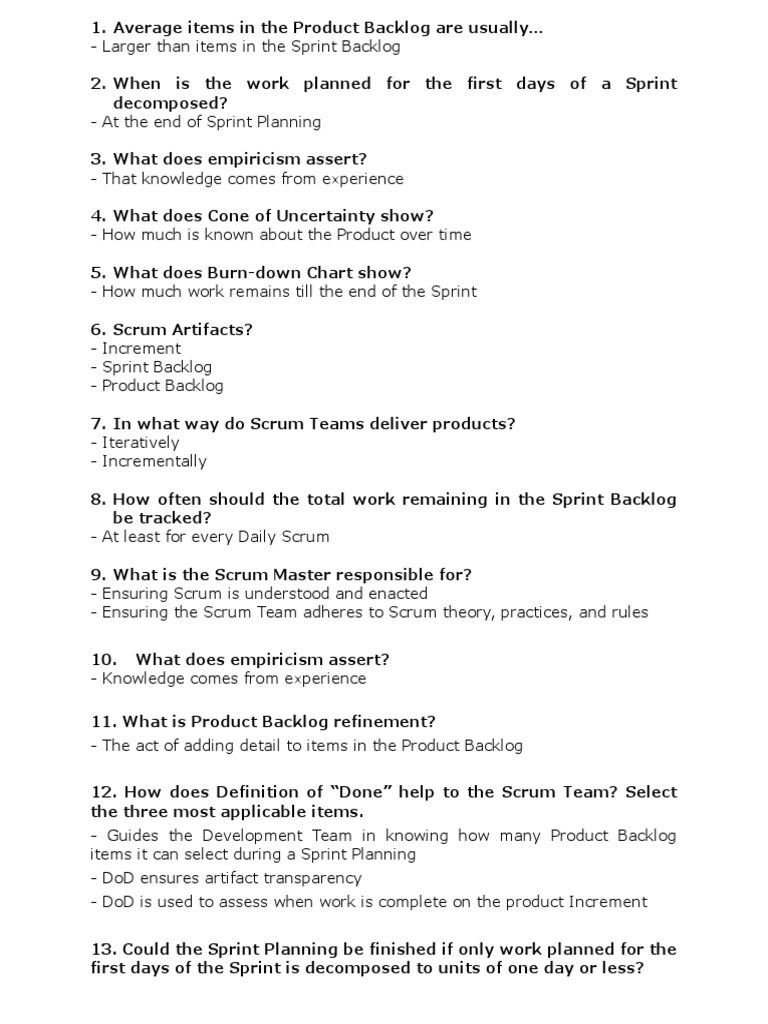 PSM Cheat Sheet | PDF