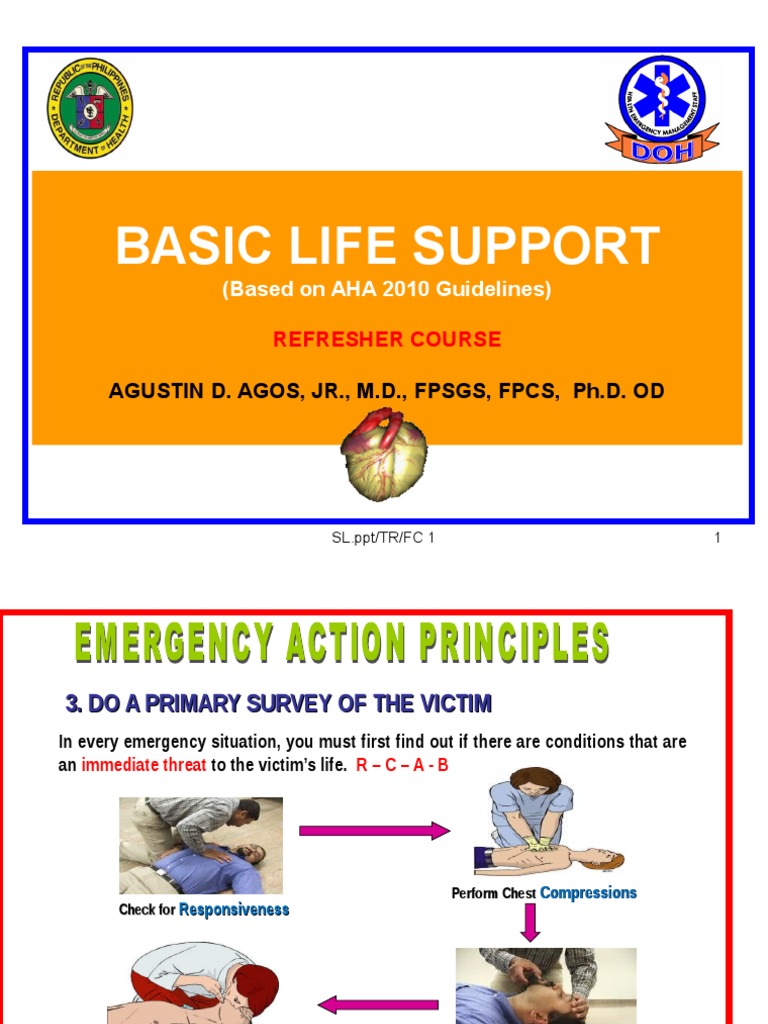 BLS AHA_ 2010 REFRESHER COURSE FOR JUNIOR CLERKS 2015.ppt ...