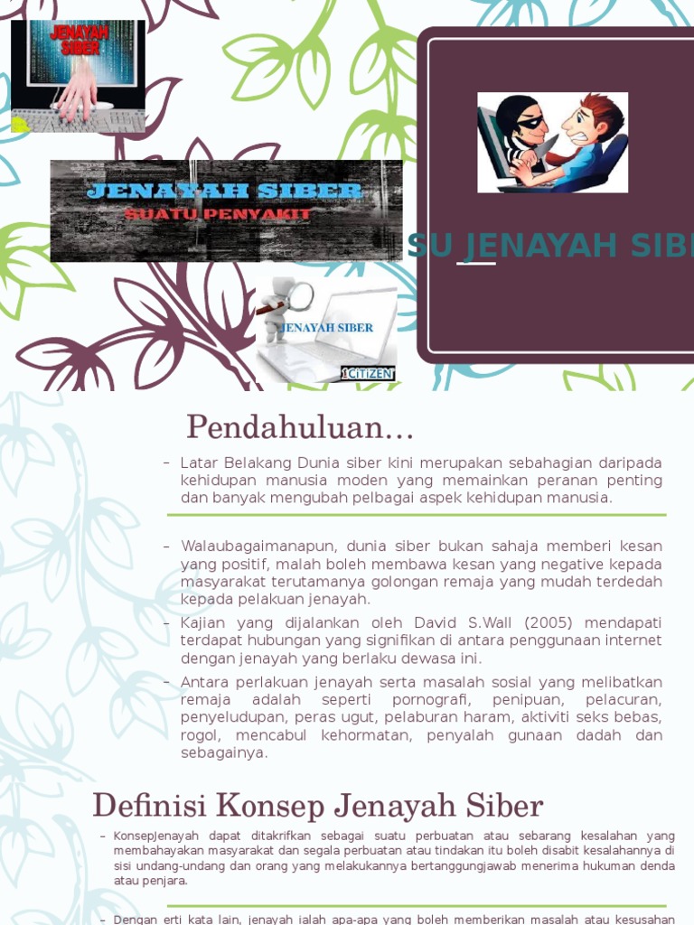 Jenayah Siber | PDF