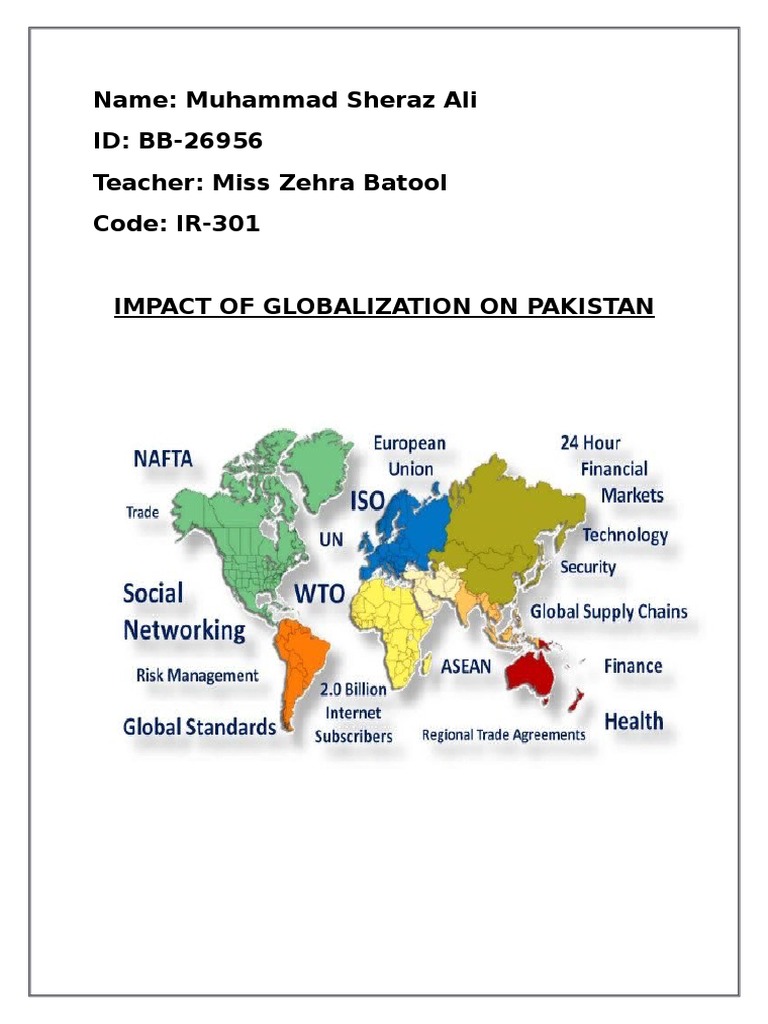 Impact of Globalization On Pakistan111 | PDF | Globalization | Outsourcing