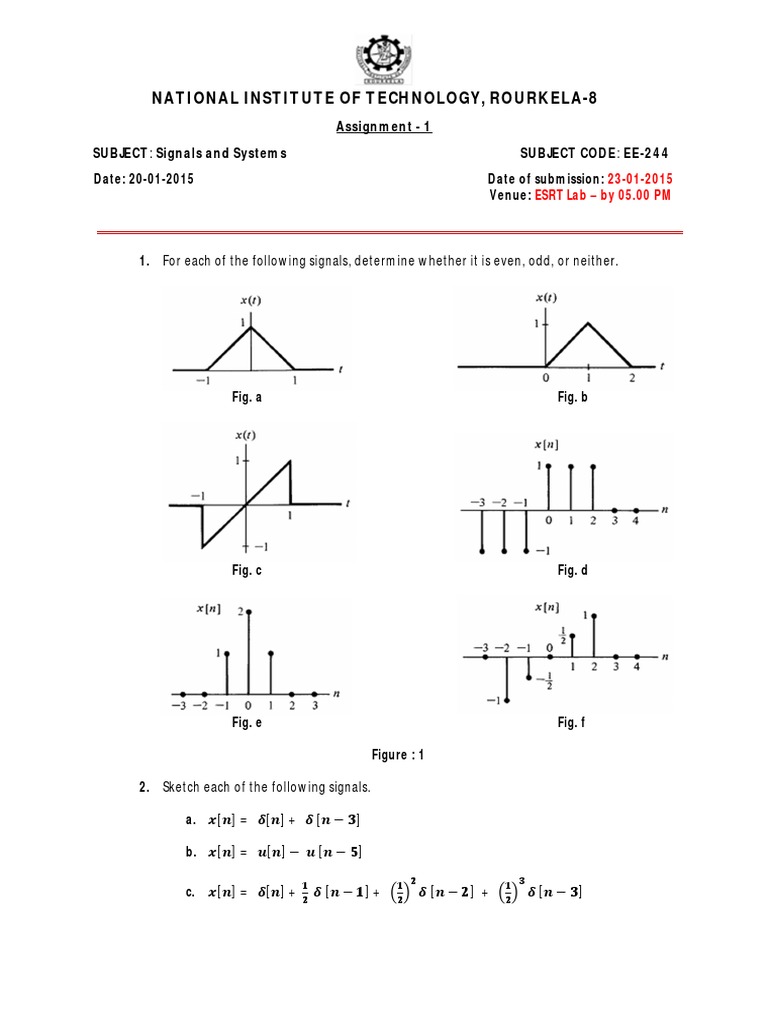 Signals and Systems | PDF