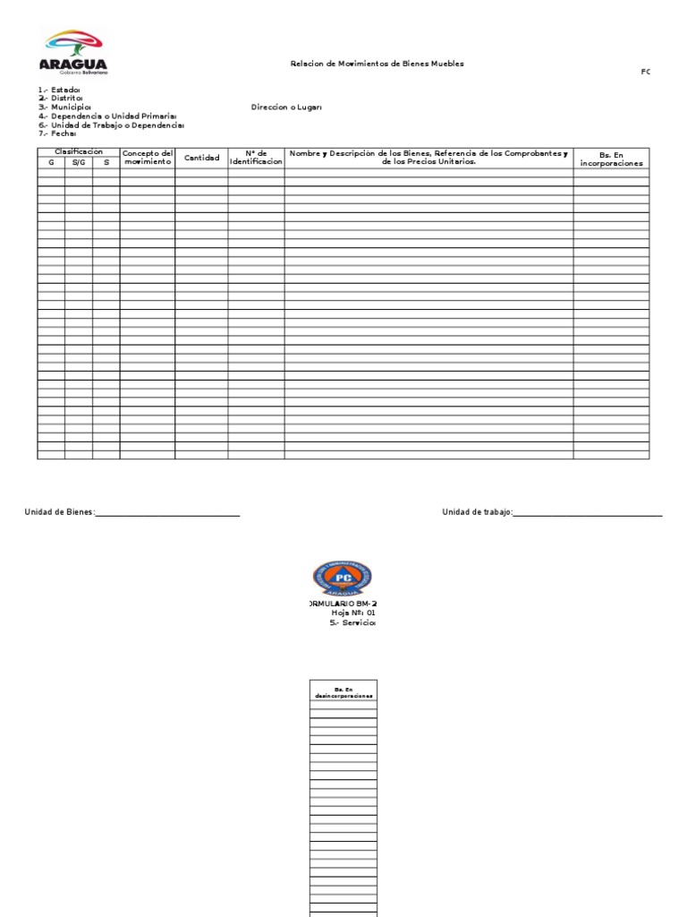 Formulario (BM 02) | PDF