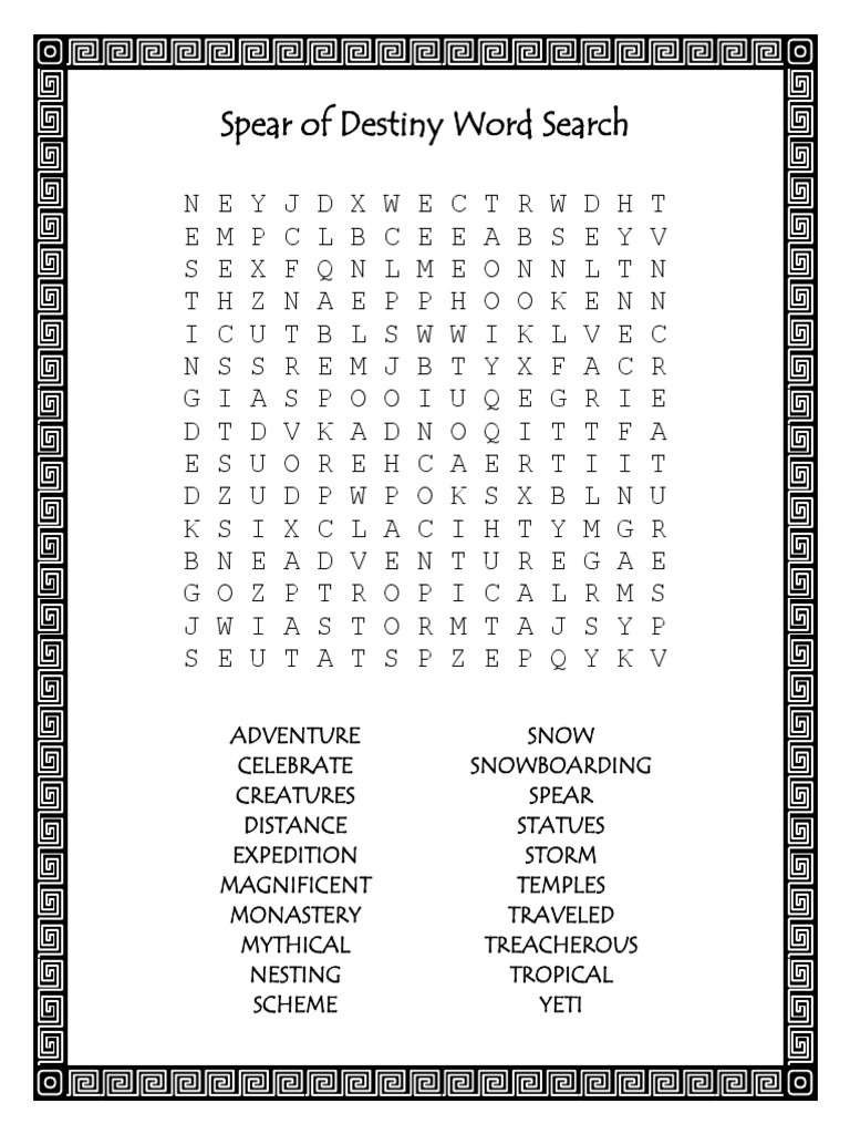 Alex Word Search | PDF