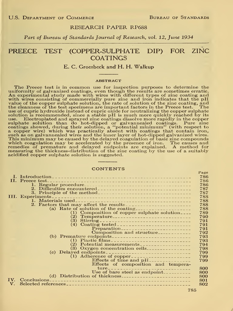 Prueba de Preece | PDF | Ph | Zinc