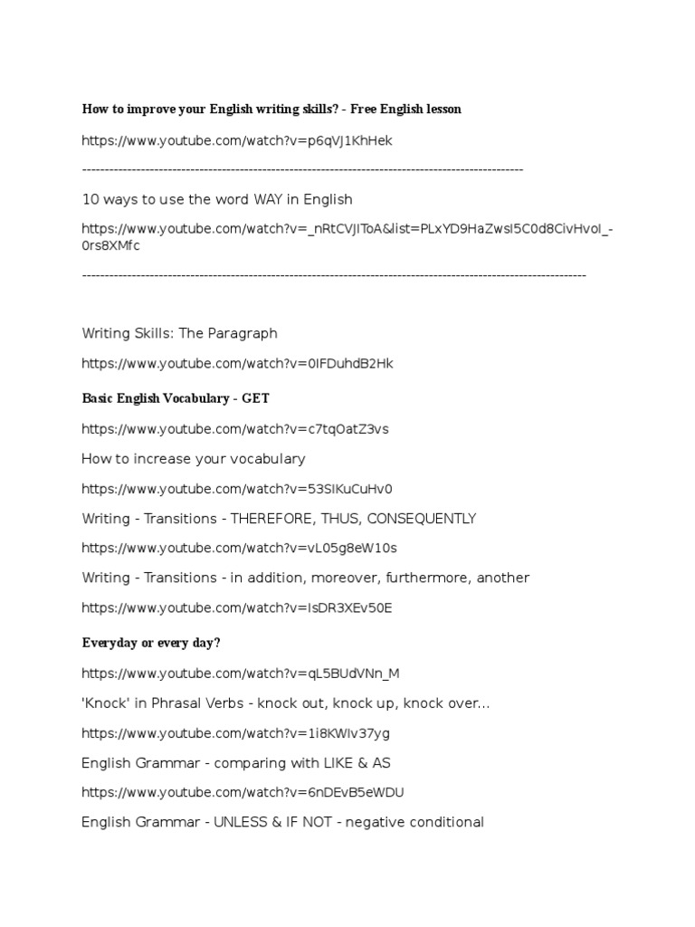 English Writing & Grammar Lessons | PDF | Technology & Engineering