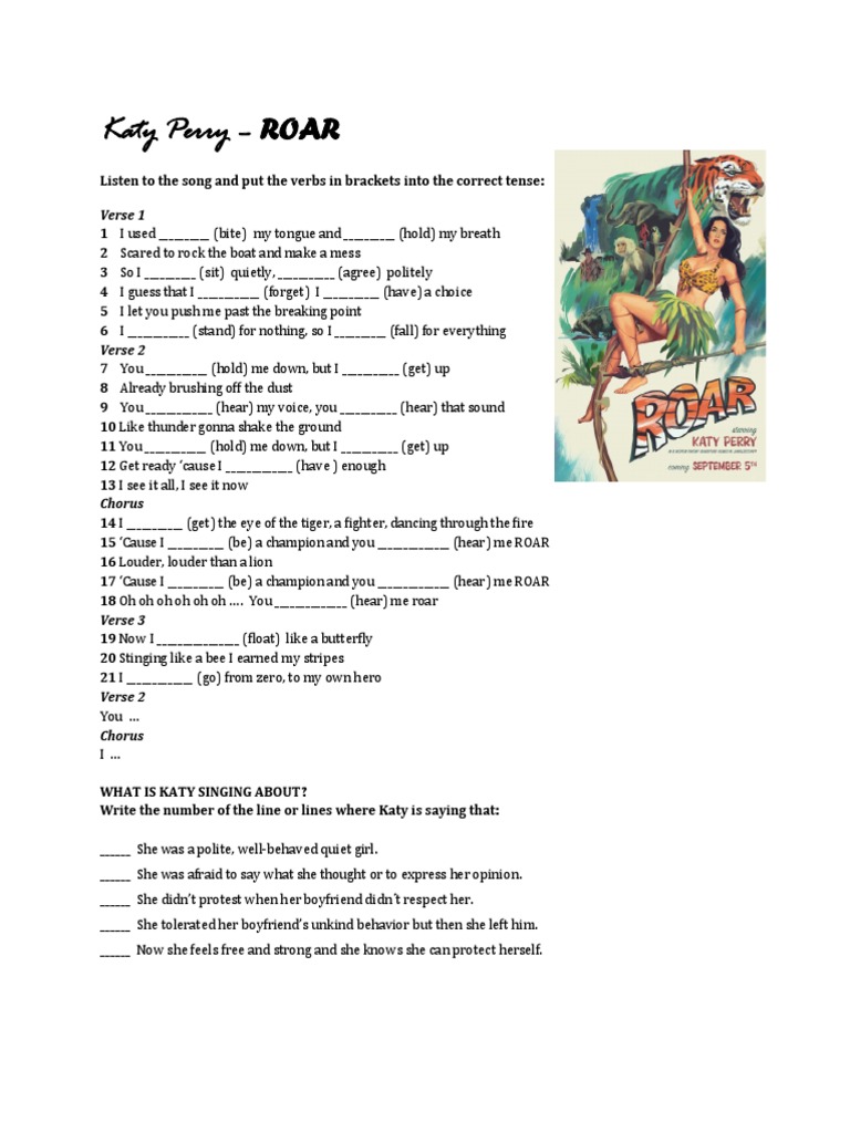 Katy Perry Roar | PDF