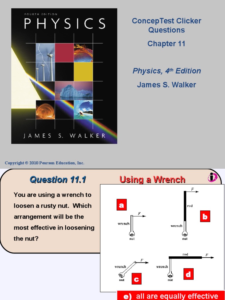 Conceptest Clicker Questions: Physics, 4 Edition | PDF