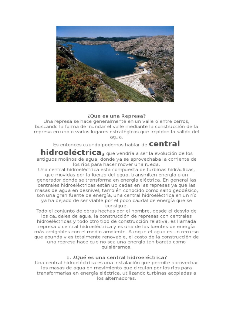 Represas en Honduras | PDF | Reservorio | Represa