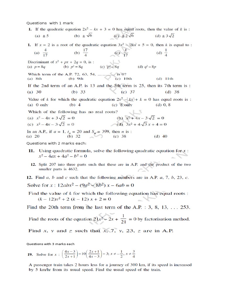 Class 11 Class Test | PDF