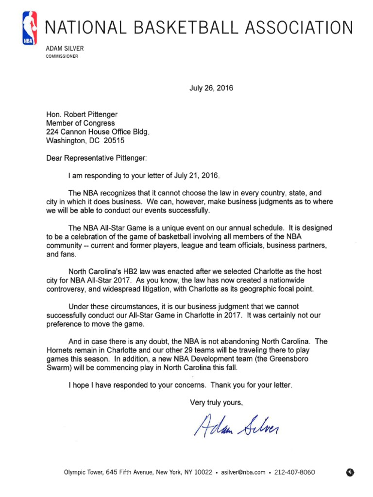 NBA Response | PDF