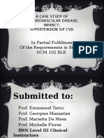 CVD Case Study | PDF | Stroke | Ischemia