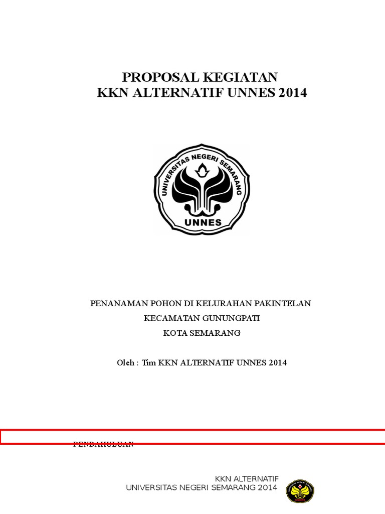 Proposal Kegiatan Penanaman Pohon Yuli | PDF